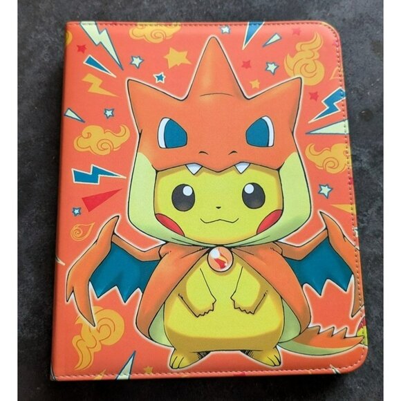 Pokémon | Other | Pokmon Card Binder 5 Pages New Poncho Pikachu Cosplay ...